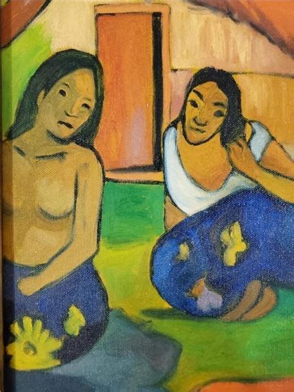 Paul Gauguin In The Manner Of Paul Gauguin Nude Canvas Mutualart