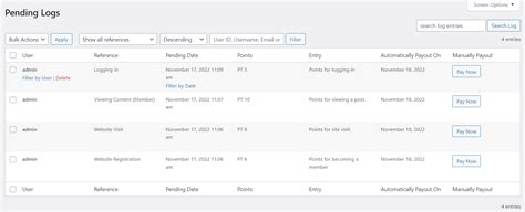 pending log mycred documentation mycred codex