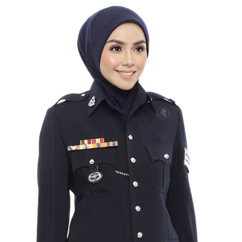 Tudung Kerja Tudung Polis Tudung Kastam Navy Airforce Blue Black Navy Blue Shopee Malaysia