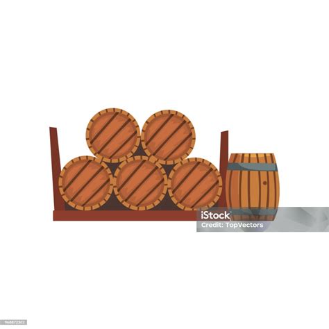 나무로 되는 배럴 흰색 배경에 와이너리 생산 과정 벡터 일러스트 레이 션 2명에 대한 스톡 벡터 아트 및 기타 이미지 2명 갈색 독일 Istock
