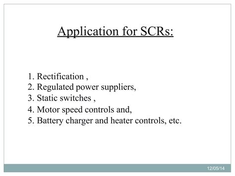 Silicon Control Rectifier Pptx
