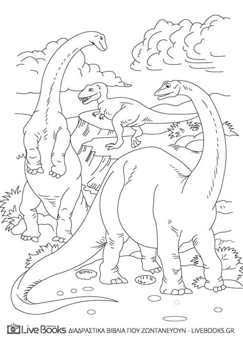 Δεινόσαυροι ζωγραφιές για εκτύπωση Δωρεάν για όλους