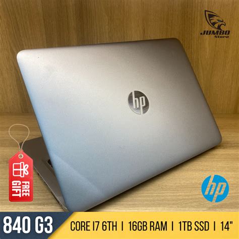 Jual Laptop HP EliteBook 840 G3 Core I7 6th Gen 16GB RAM 1TB SSD Layar 14 HD Camera Slim
