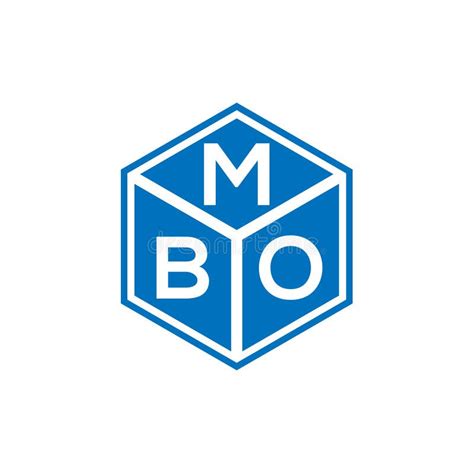 Mbo Letter Logo Design On Black Background Mbo Creative Initials