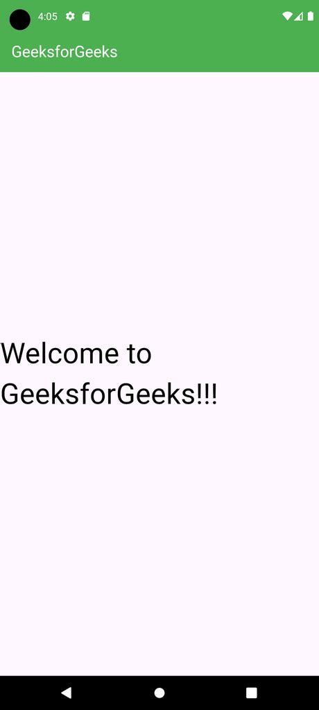 scaffold class in flutter with examples geeksforgeeks