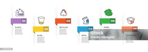 재활용 및 제로 폐기물 인포 그래픽 템플릿 요소 및 아이콘 간단한 벡터 인포그래픽 디자인 0명에 대한 스톡 벡터 아트 및 기타