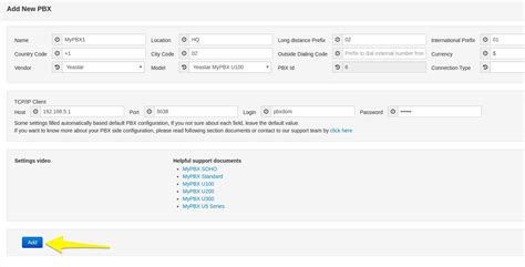 How To Integrate PBXDom To MyPBX Yeastar Support