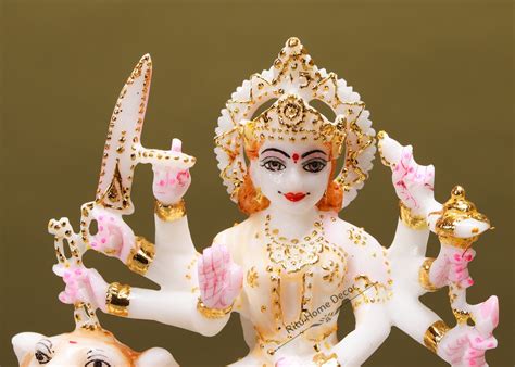 Maa Durga 6 Statue Maa Jagdamba Idol Lion Mount Adi Etsy