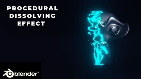 Procedural Dissolving Effect Blender Tutorial Modelling Blender Graphicdesign Video