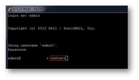 Manually Restarting The Firewall Using Gui And Cli