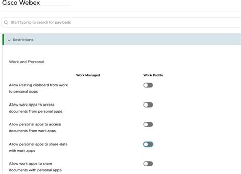 Webex Management With VMware Workspace ONE Unified Endpoint Management UEM
