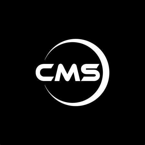 Cms Letter Logo Design In Illustration Vector Logo Calligraphy Designs For Logo Poster