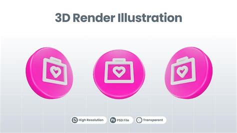 Premium Psd 3d Render Valentine With Image Icon For Ui Ux Web Mobile App Social Media Promotion