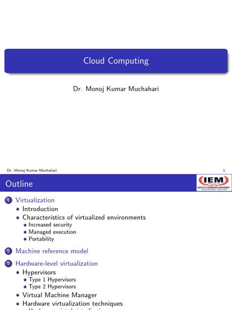 Machine Reference Model In Cloud Computing Pdf Virtualization