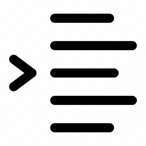 Indent Left Paragraph Icon Download On Iconfinder