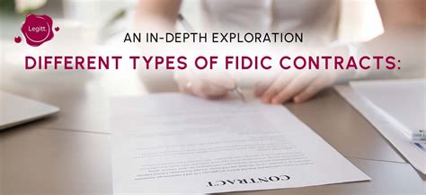 Different Types Of FIDIC Contracts Legitt AI