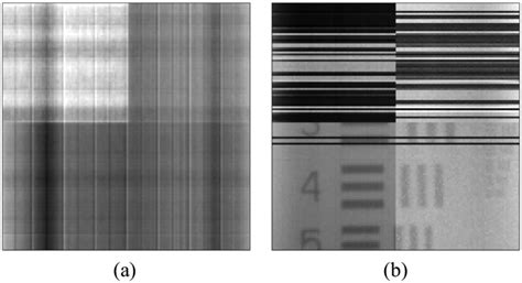 Raw Images Showing Radiation Induced Artifacts A Column Fpn Caused