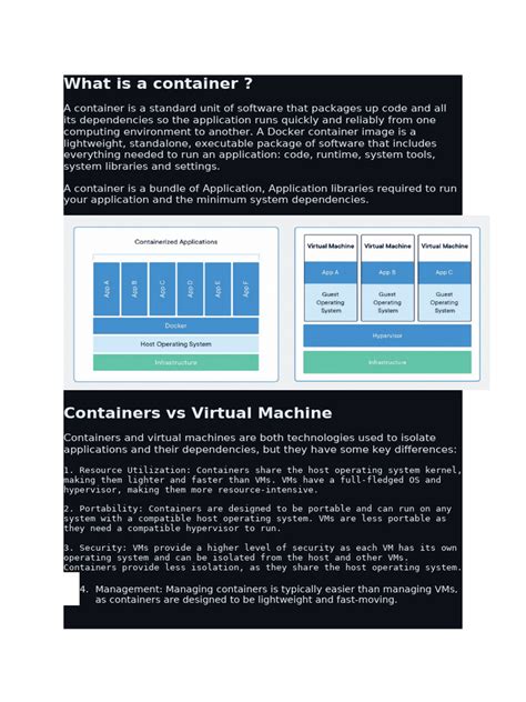 Docker Notes1 Pdf Virtual Machine Operating System