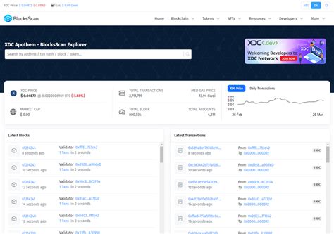 Informative Blocksscan Explorer V2 A User Friendly Interface For