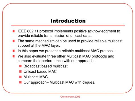 Ppt Mac Layer Multicast In Wireless Multihop Networks Powerpoint Presentation Id785310