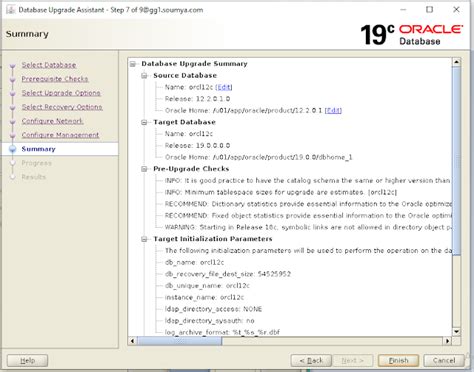 Soumyas Database Blog Oracle Database Upgrade From 12c To 19c Using Dbua