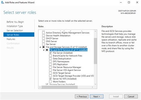 NFS Server Configuration On Windows Server
