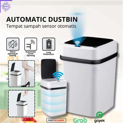 Promo Tempat Sampah Sensor Otomatis 13l Smart Touch Trash Bin Electric Diskon 23 Di Seller
