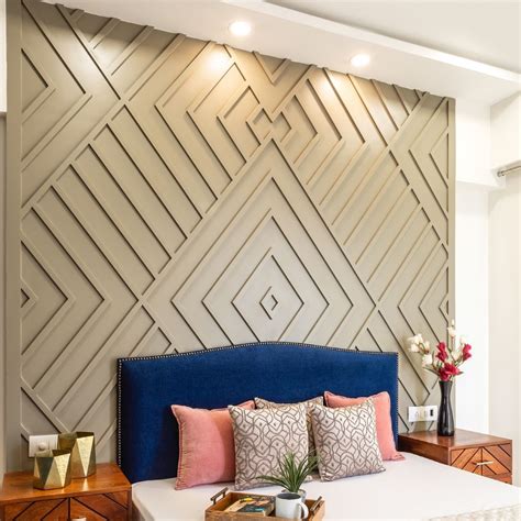 Square False Ceiling Design With A Paint Finish Livspace