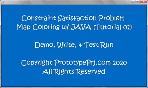 Prototype Project Csp Constraint Satisfaction Problem Map Coloring W