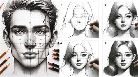 How To Draw A Portrait Using Pencil