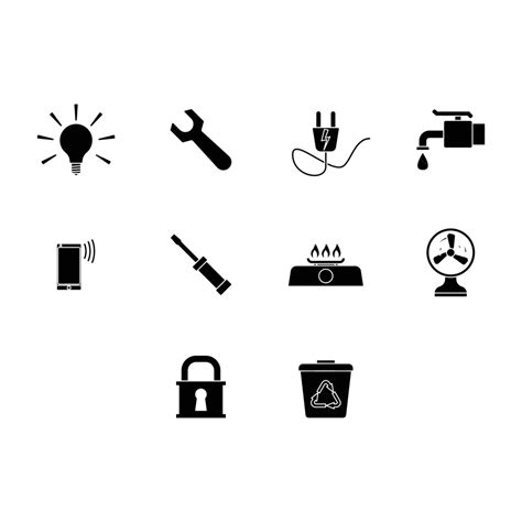 Flat Black Utilities Icon Set Icon Trash Bin Flat Black Vector Icon Trash Bin Flat Black Png