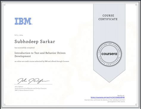 Subhodeep Sarkar On Linkedin Bdd Tdd Test Testing Selenium Python Development Ibm