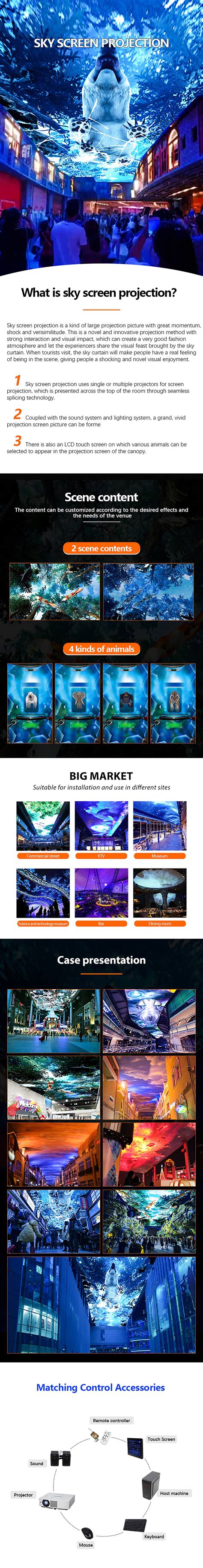 Sky Screen Projection Zs Projector Solutions