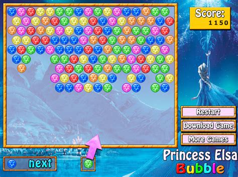 Princess Elsa Bubble Play Online On Flash Museum 🕹️