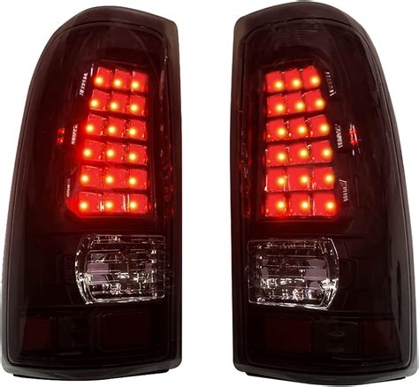 Mayasaf Clear Lens Led Tail Lamps Driver And Passenger Taillights