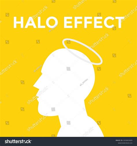 Halo Effect Corporate Man Halo Sign Stock Vector Royalty Free