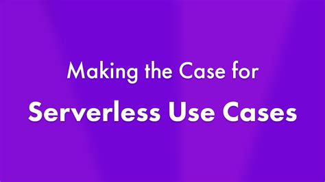 Making The Case For Serverless Use Cases By Jeremy Daly The Startup Medium