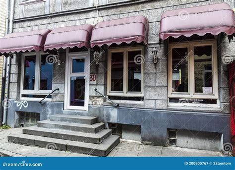 Street With Sex House In St Pauli Hamburg Germany Editorial Photography Image Of District