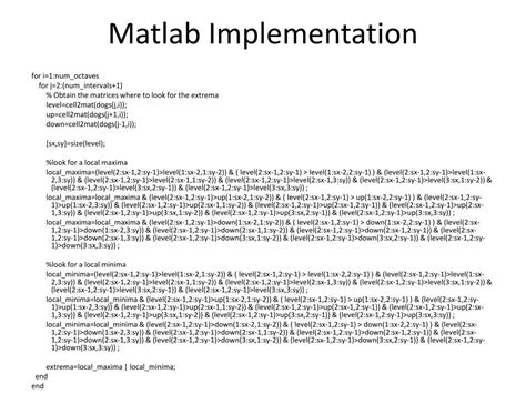 ppt matlab tutorial session 2 sift powerpoint presentation free