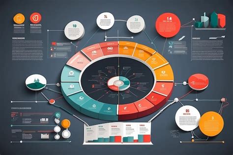 premium ai image graphically representation of a chart