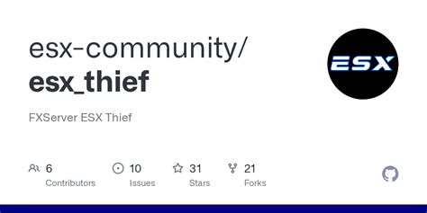 GitHub Esx Community Esx Thief FXServer ESX Thief