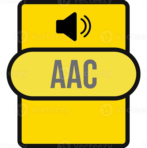 Aac File Extension Icon Orange Fill 65420099 Png