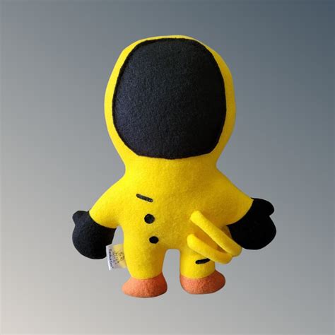 Backrooms Hazmate Yellow Suit Men Scp Plush Unofficial Horror Video Pillow Etsy
