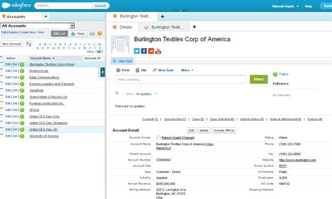 Salesforce Console For Sales