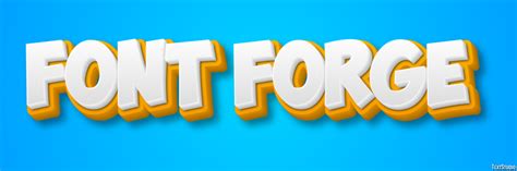 Font Forge Text Effect And Logo Design Font