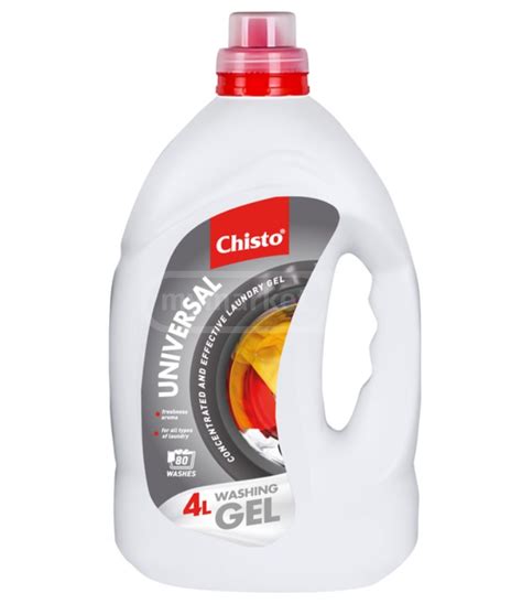 სარეცხი გელი ტანსაცმლის Chistolub Color Universal 4000 მლ მეორადი და ახალი ნივთების ყიდვა