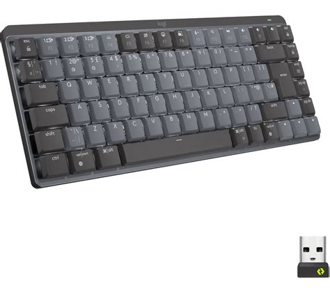 Logitech Mx Mini Tactile Quiet Wireless Mechanical Keyboard Graphite Fast Delivery Currysie