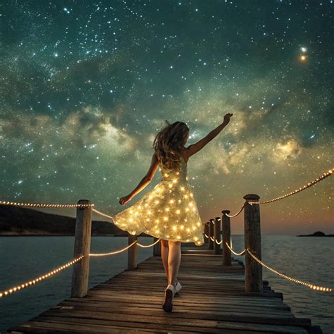 Девушка на мосту ночью · бесплатная фотография от Pav1972 картинки и обои на рабочий стол