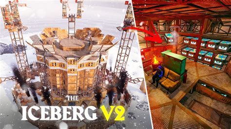 The Iceberg V2 Best 3x3 Clan Base In Rust Open Core Widegap Rust Building Tutorial 2023