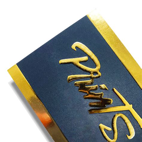 Gold Foil Business Cards Luxury Metallic Business Card Printing